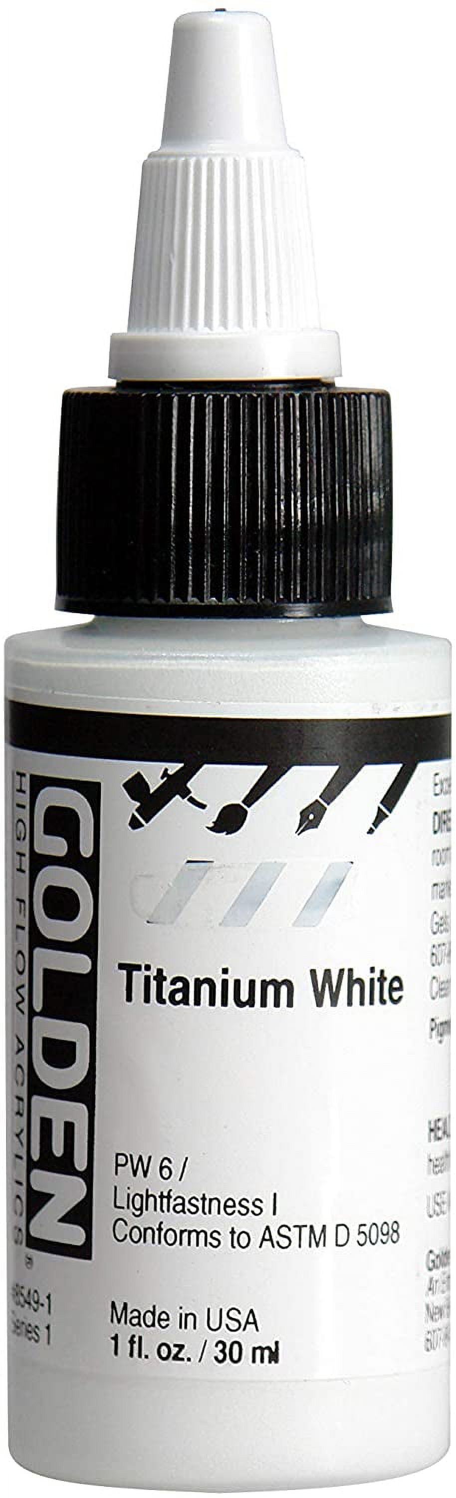 Golden High Flow Acrylics 1 oz., Titanium White - Walmart.com