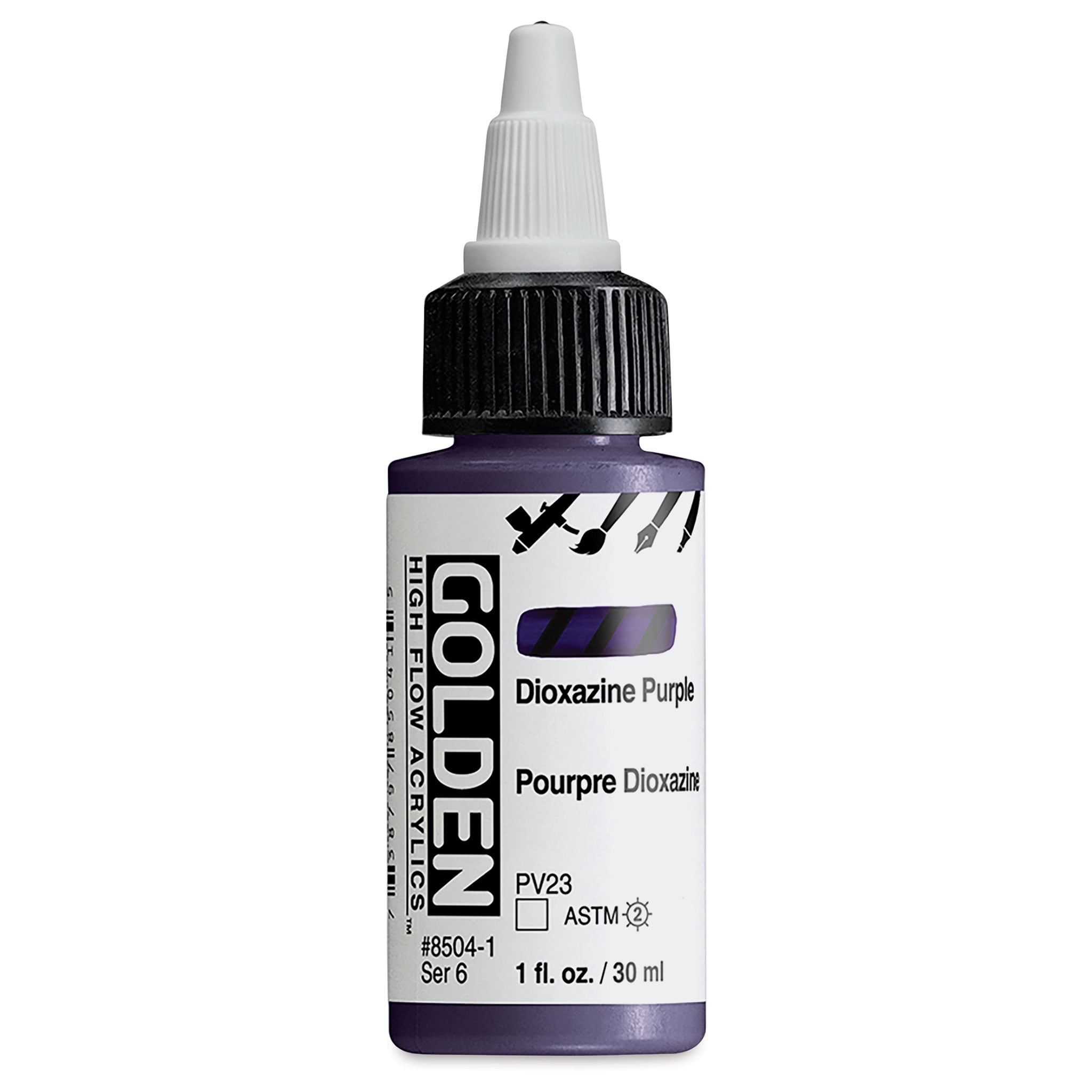 Golden High Flow Acrylics - Dioxazine Purple, 1 oz bottle - Walmart.com