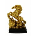 Golden Horse Statue Stepping on Wealthy Pot - Walmart.com