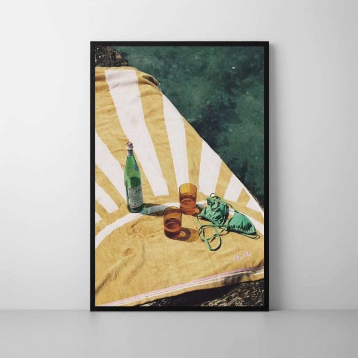 Golden Hour Beach Scene Poster Coastal Summer Vibes Poster, Unframed ...