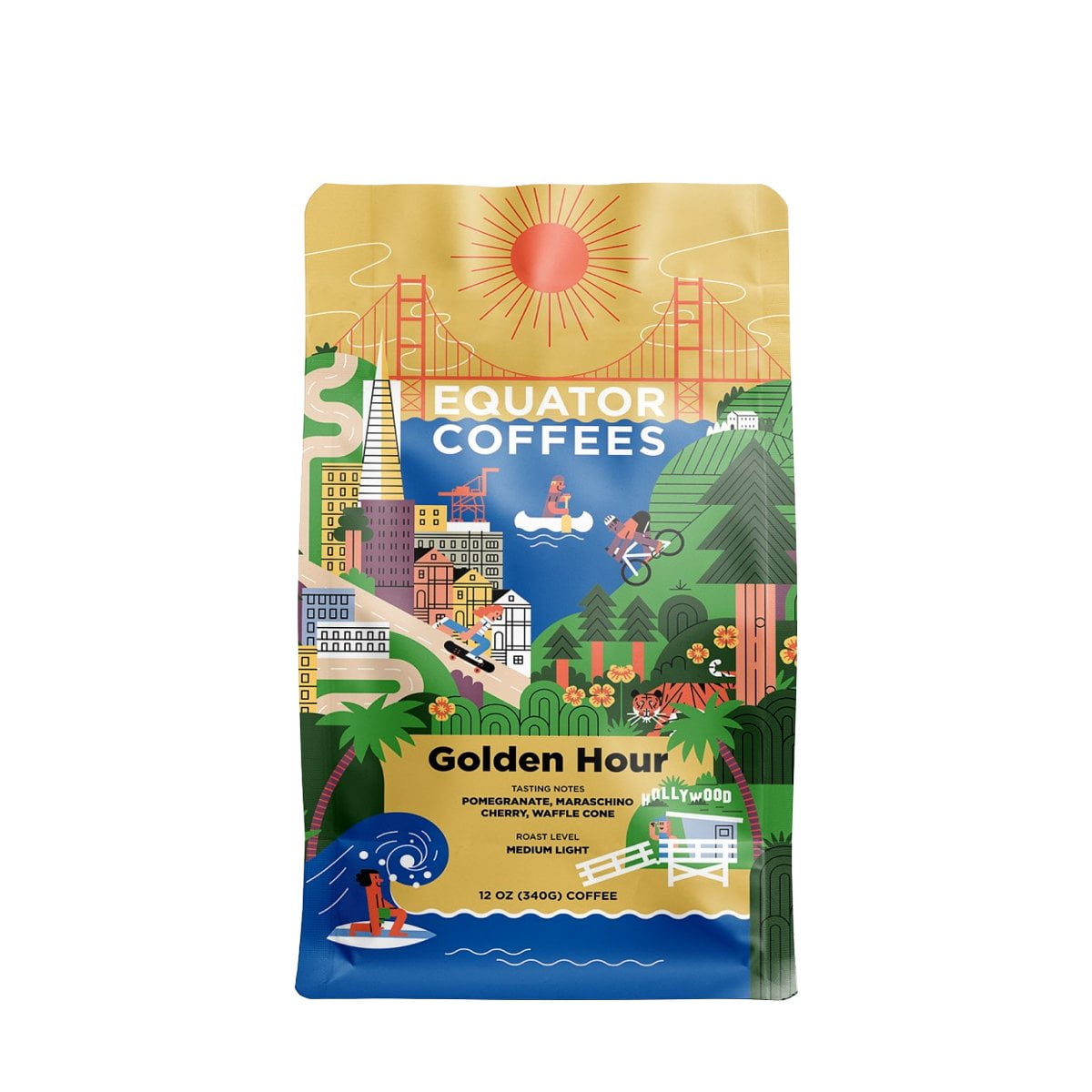 Golden Hour Summer Blend - Roasted by Equator Coffees - Freshly Ground ...