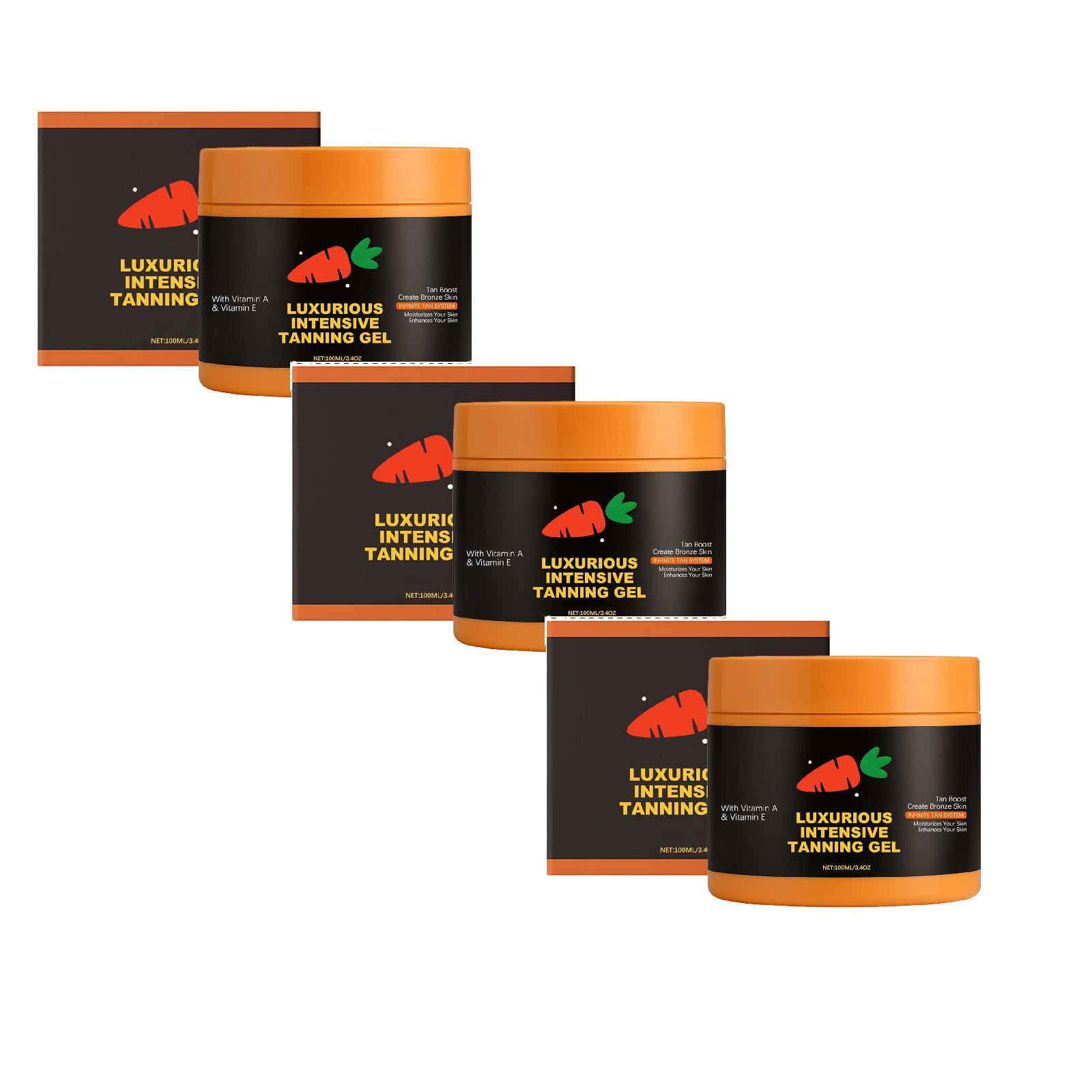 Golden Intensive Tanning Gel, Tanning Oil with Natural & Organic ...