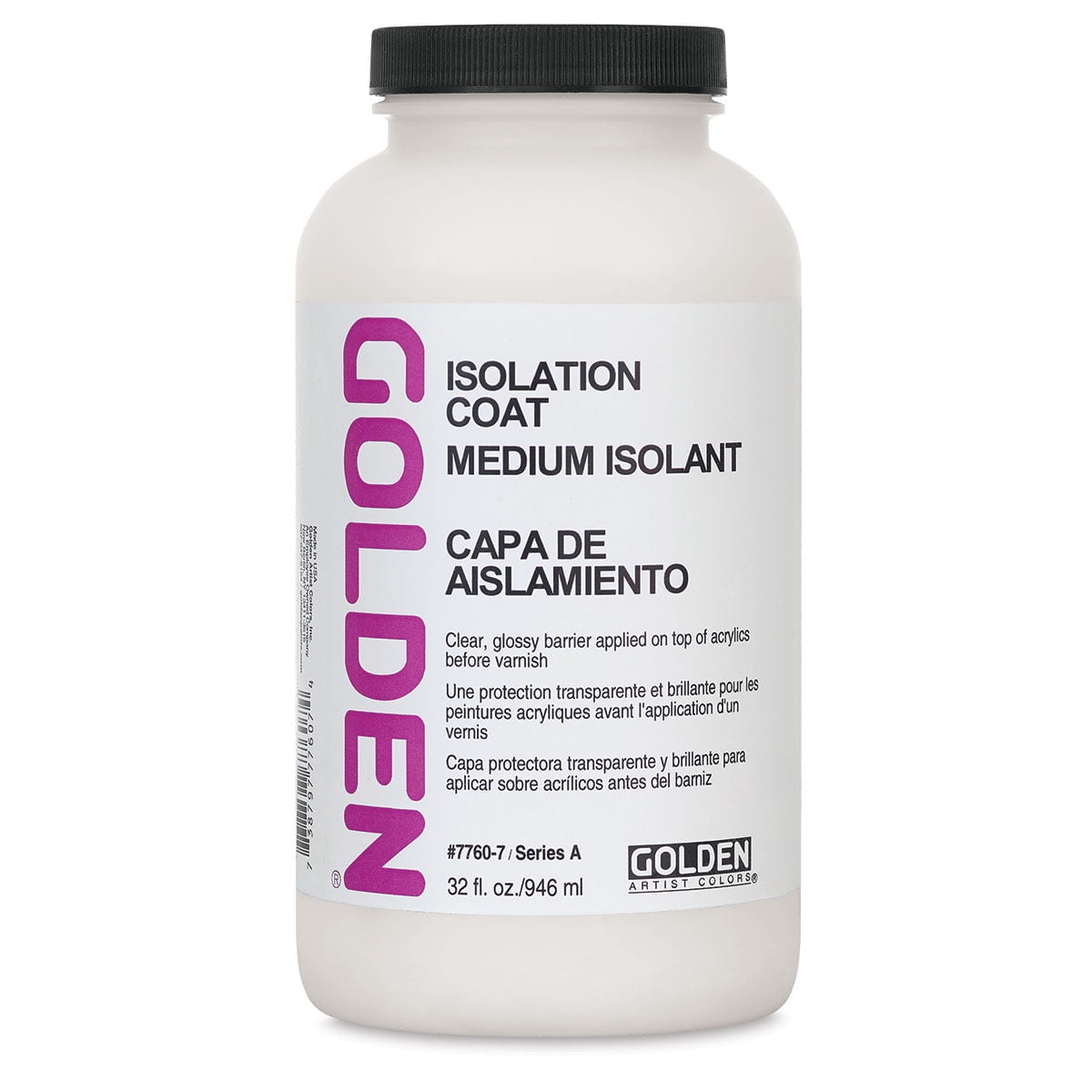 Golden Acrylic Medium - Isolation Coat, 32 oz - Walmart.com