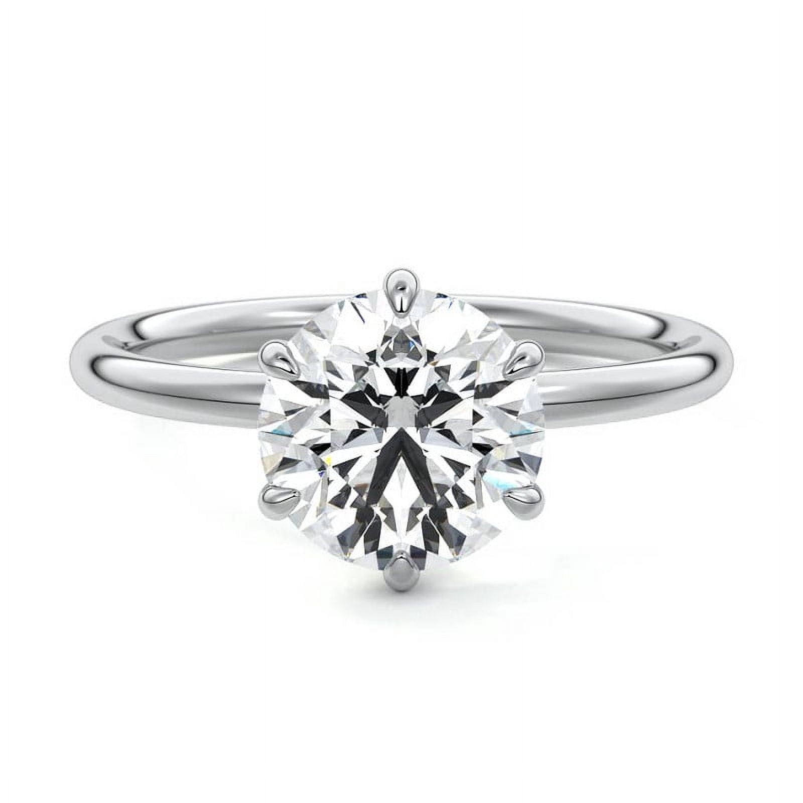 Golden Jewel 1.4 Ct Round Brilliant Cut Lab Created Diamond Wedding ...