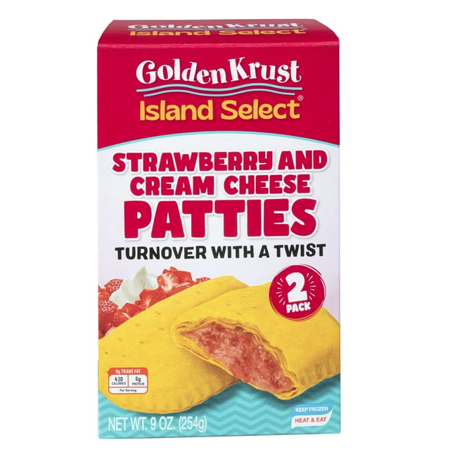 Golden Krust Island Select Strawberry & Cream Cheese Patties, 2 Ct, 9 ...