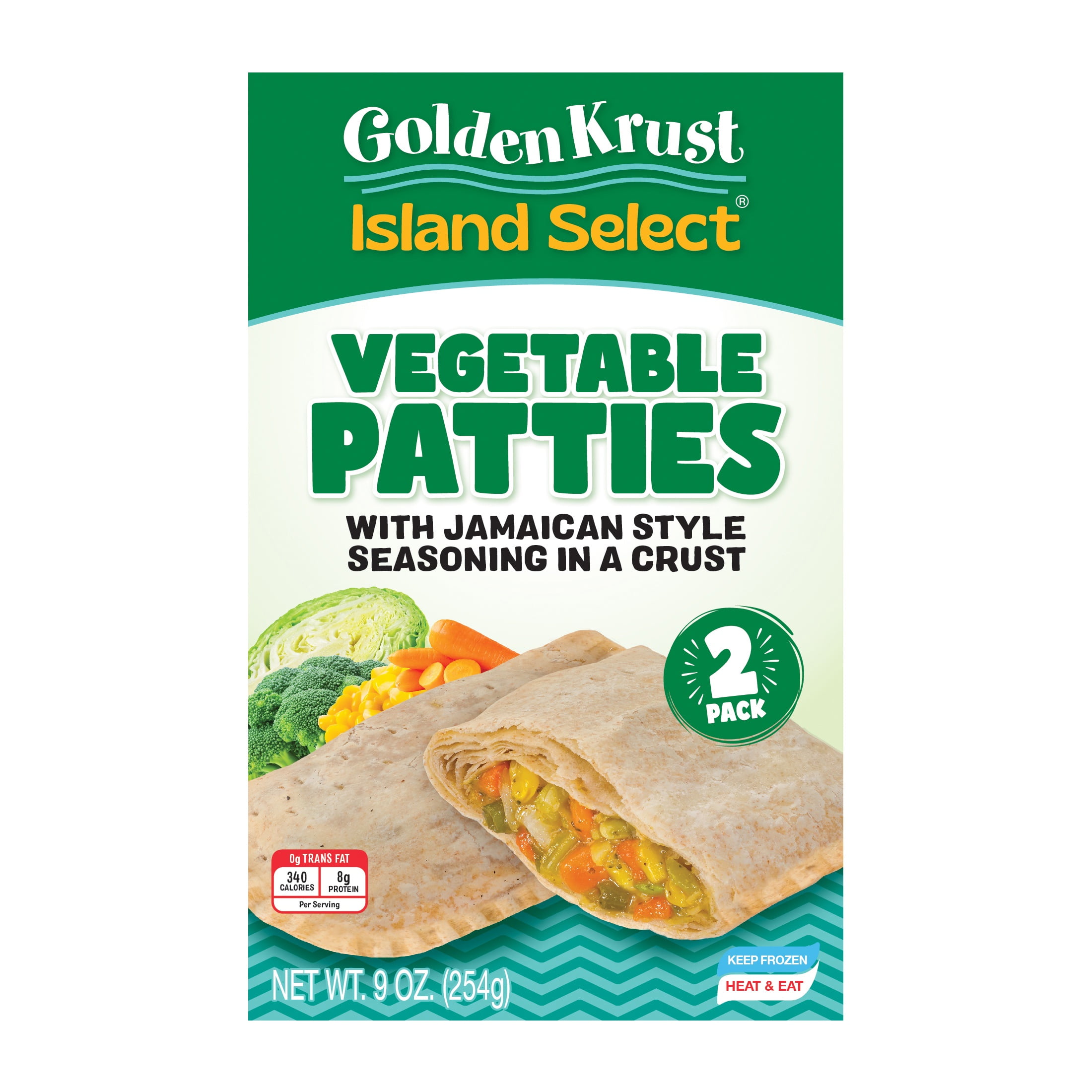 Golden Krust Island Select Vegetable Patties with Jamaican Style ...