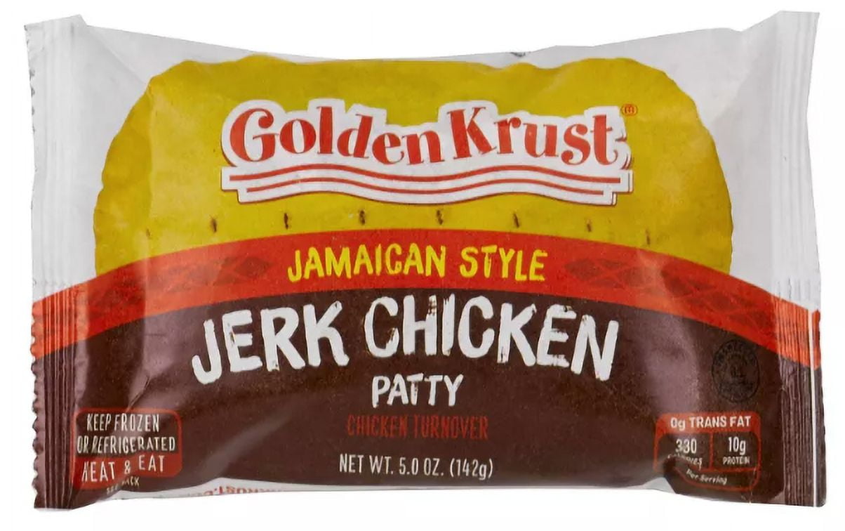 Golden Krust Jamaican Jerk Style Chicken Patty 1 Count, 5oz (Frozen) - Walmart.com