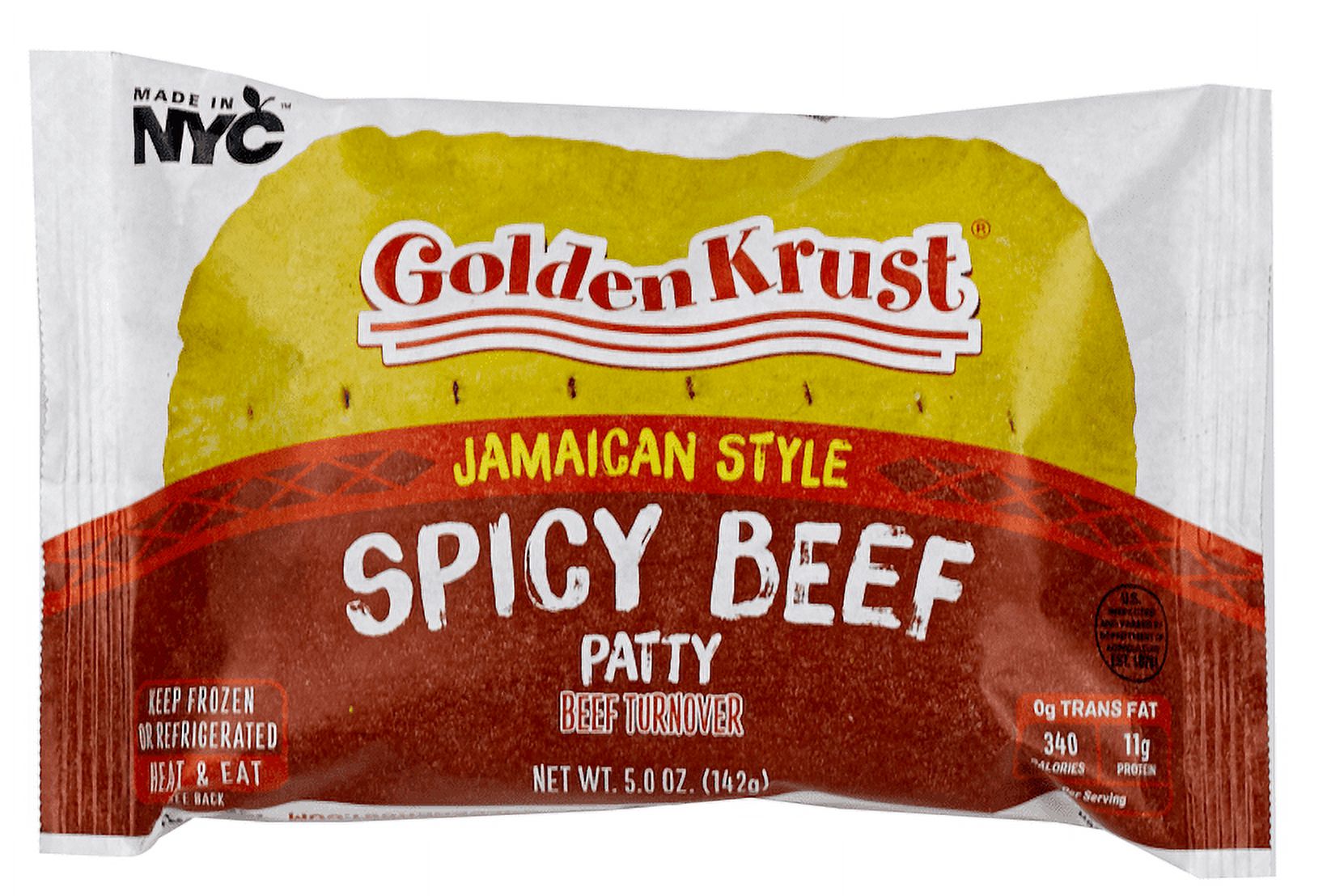 Caribbean Food Delights-Jamaican Style Spicy Beef Patties-10 oz., 2 - 5 ...