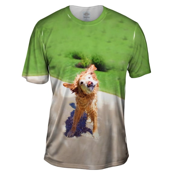 Golden Lab Aqua Shake Mens T-Shirt All Over Print - Walmart.com