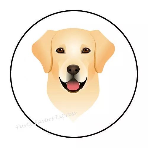 Golden Lab Dog Sticker Party Favors Sticker Envelope Seals Labels ...