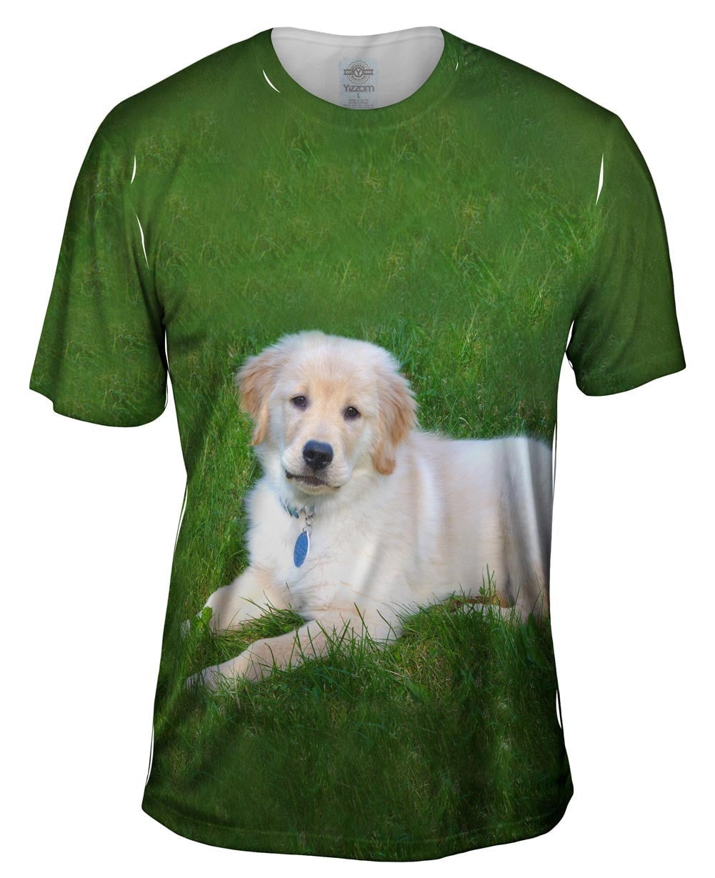 Golden Lab Lays About Mens T-Shirt All Over Print - Walmart.com