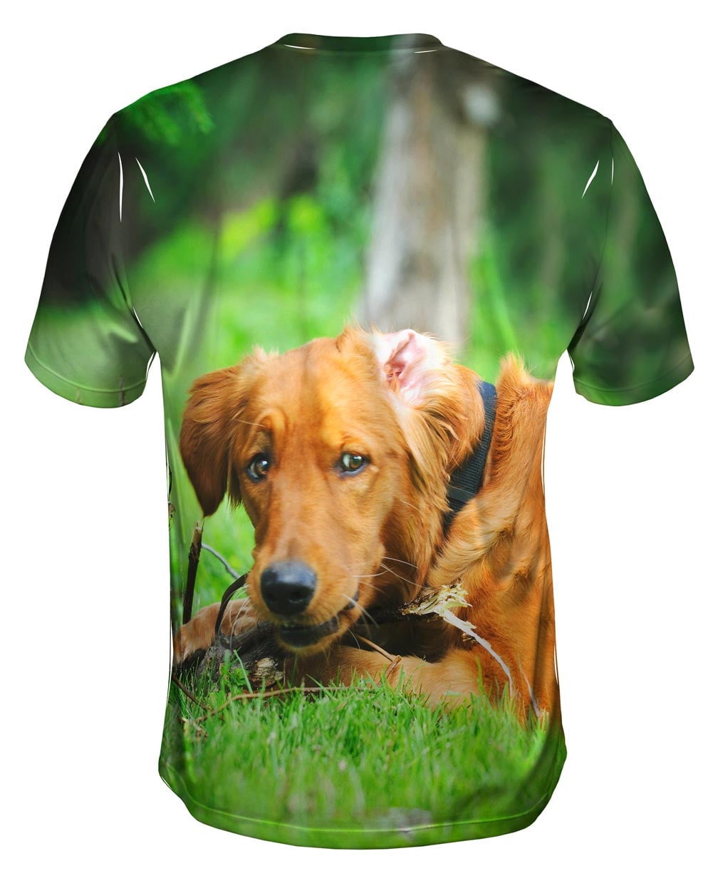 Golden Lab Lost Bone Mens T-Shirt All Over Print - Walmart.com