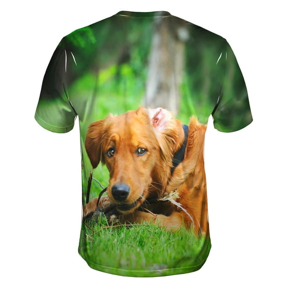 Golden Lab Lost Bone Mens T-Shirt All Over Print - Walmart.com