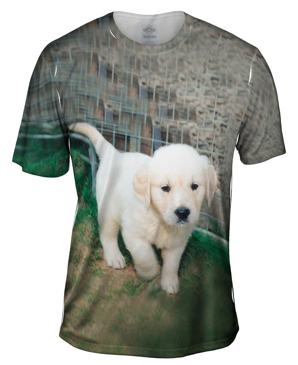 Golden Lab Puppy Toro Mens T-Shirt All Over Print - Walmart.com