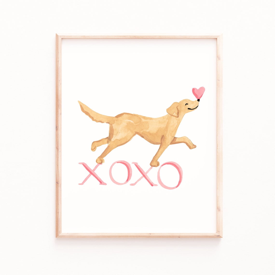 Golden Labrador Art Poster Dog for Wall Decor Poster Art Print Home ...