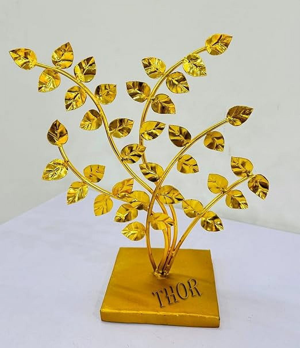 Golden Leaf Tree Wall Art / Hanging for Home Decor Feng Shui Items for ...