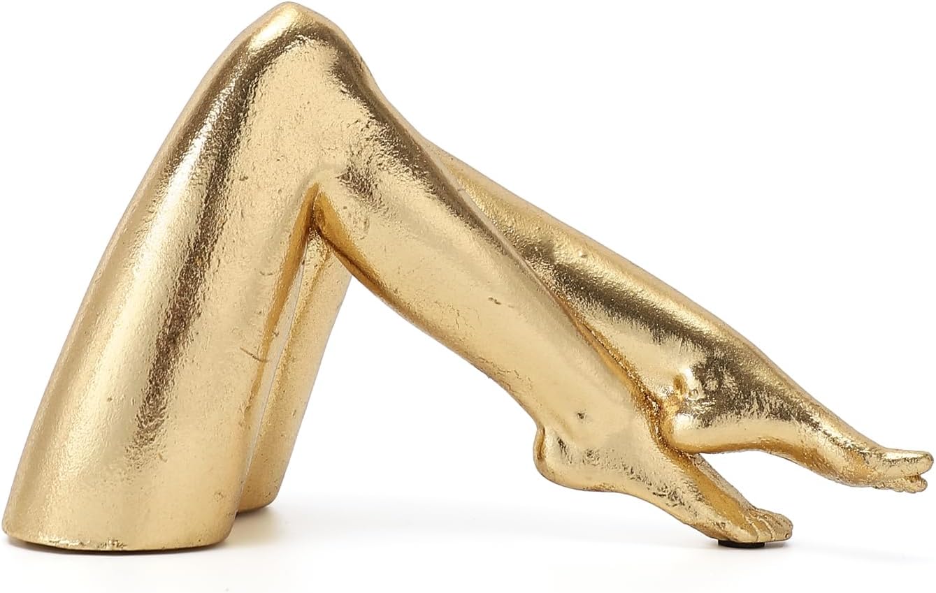Golden Legs Sculpture Elegant Resin Home Decor Legs Statues Versatile ...