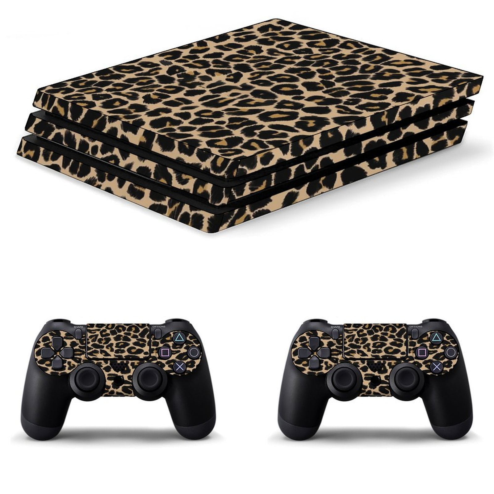 Golden Leopard PS4/PS4 Pro/PS4 Slim Skin Sticker For Console And ...