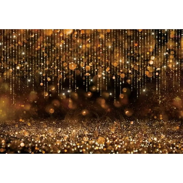 Golden Light Bokeh Glitters Newborn Baby Portrait Photography Backdrops ...