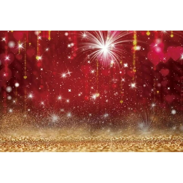 Golden Light Bokeh Glitters Newborn Baby Portrait Photography Backdrops ...