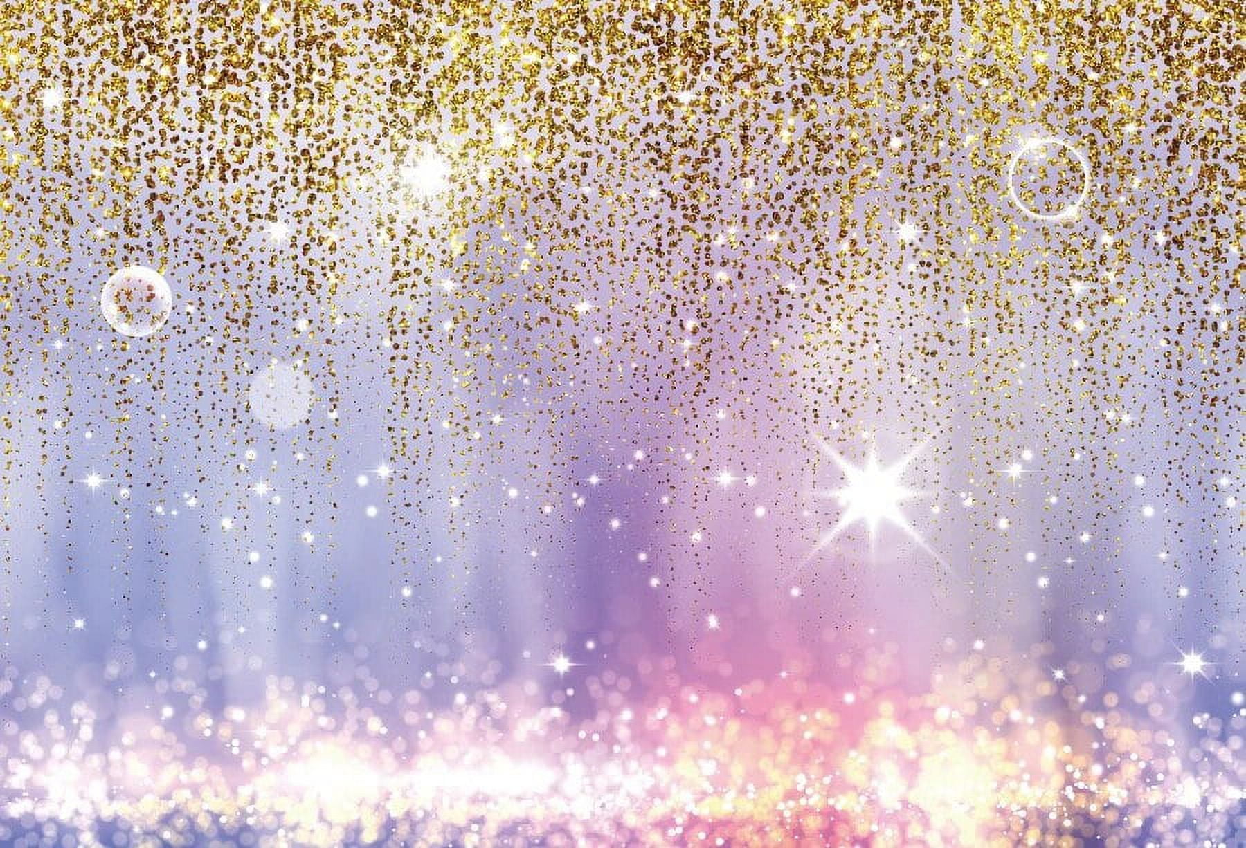 Golden Light Bokeh Glitters Newborn Baby Portrait Photography Backdrops Photographic Backgrounds ...