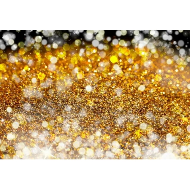 Golden Light Bokeh Glitters Newborn Baby Portrait Photography Backdrops ...