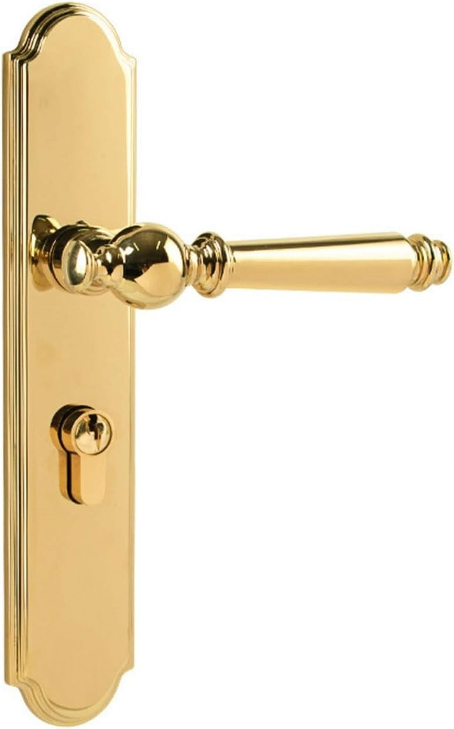 Golden Light Luxury Pure Copper Door Lock American Home Indoor Bedroom ...