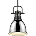 Golden Lighting - Duncan - 1 Light Small Pendant with Rod in Classic ...