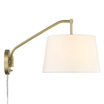 Golden Lighting Ryleigh Wall Sconce, 1-Light, Matte Black, Sisal Shade ...