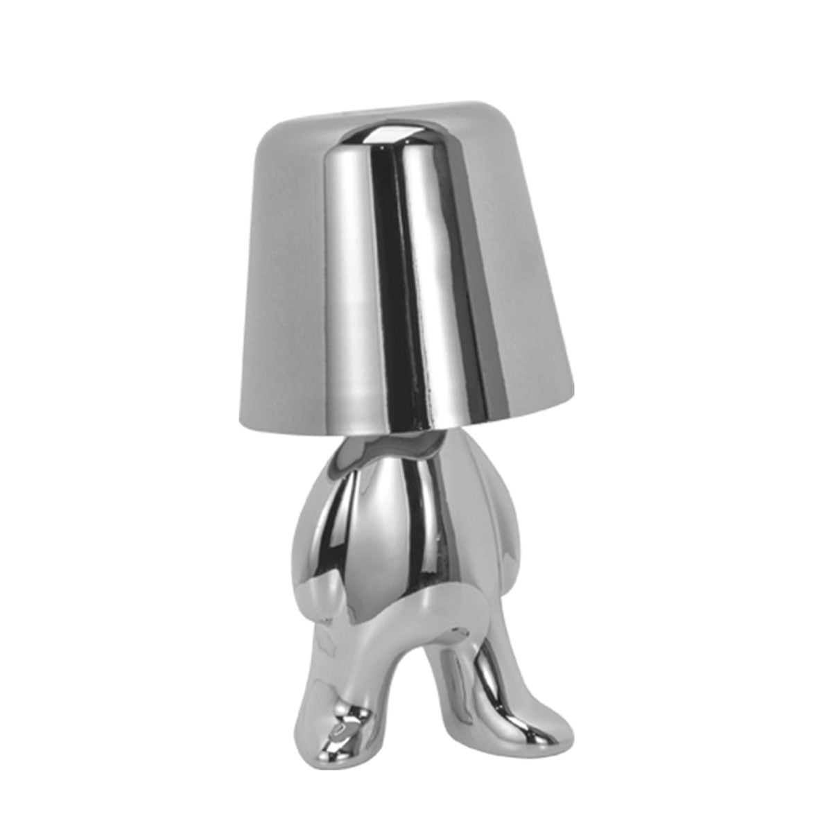 Golden Man Table Lamp | Fun Table Lamp Night Light Thinkers Lamp Art ...