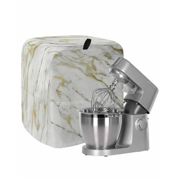 Golden Marble Stand Mixer Dust Cover with Storage Pocket & Handles ...