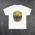 Golden Mask Visual Tee, High Energy Yellow MMPR Concept Inspired by ...