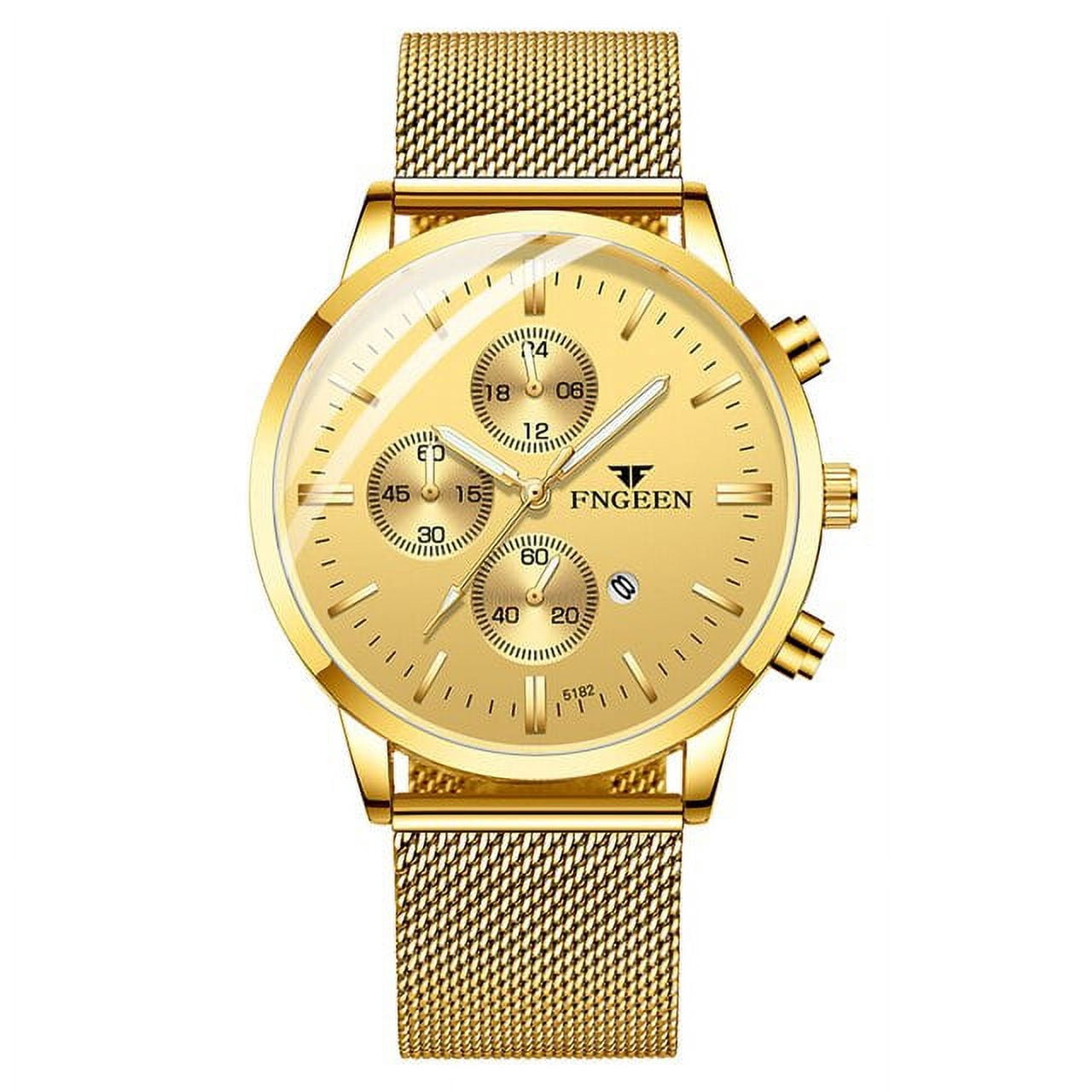 Golden Men Watch 2022 Fashion Sport Mens Watches Top Brand Luxury ...
