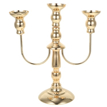 Sziqiqi Gold Candelabra, 5 Arms Candlestick Stand, Wedding Centerpiece ...