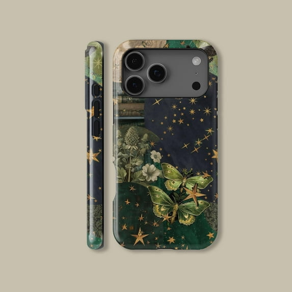Golden Moth Butterfly MagSafe Case for iPhone Samsung Cottagecore ...