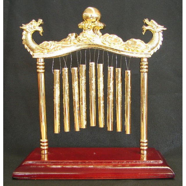 Golden Nine-Rod Dragon Wind Chime - Walmart Business Supplies