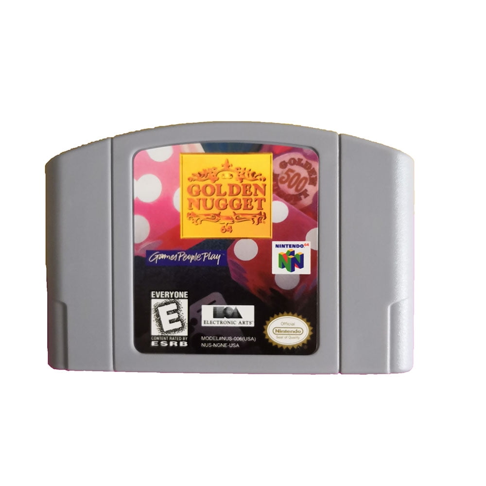 Golden Nugget 64 Video Games Cartridge Card for N 64 Us Version ...