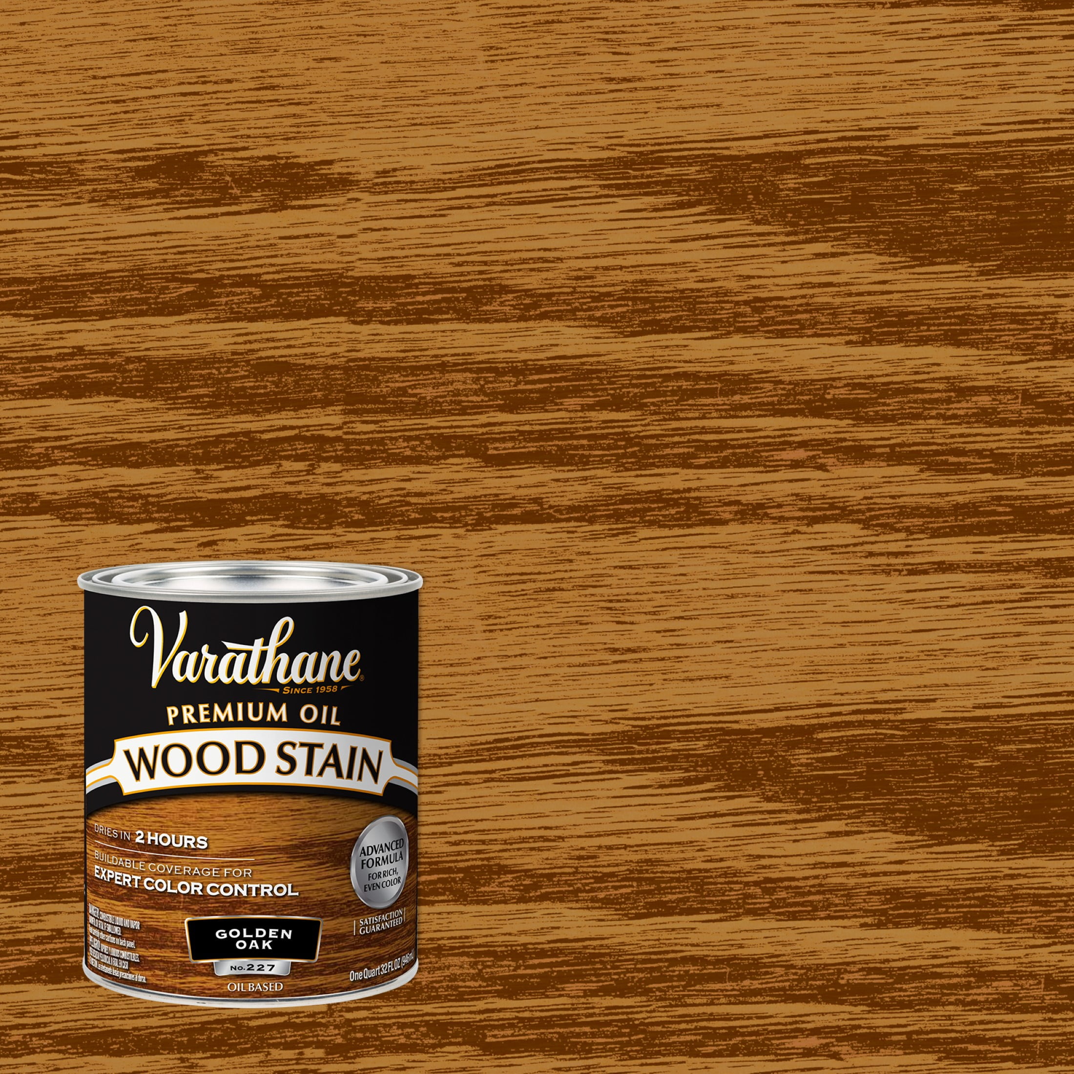 Golden Oak, Varathane Premium Oil-Based Interior Wood Stain-211716H ...