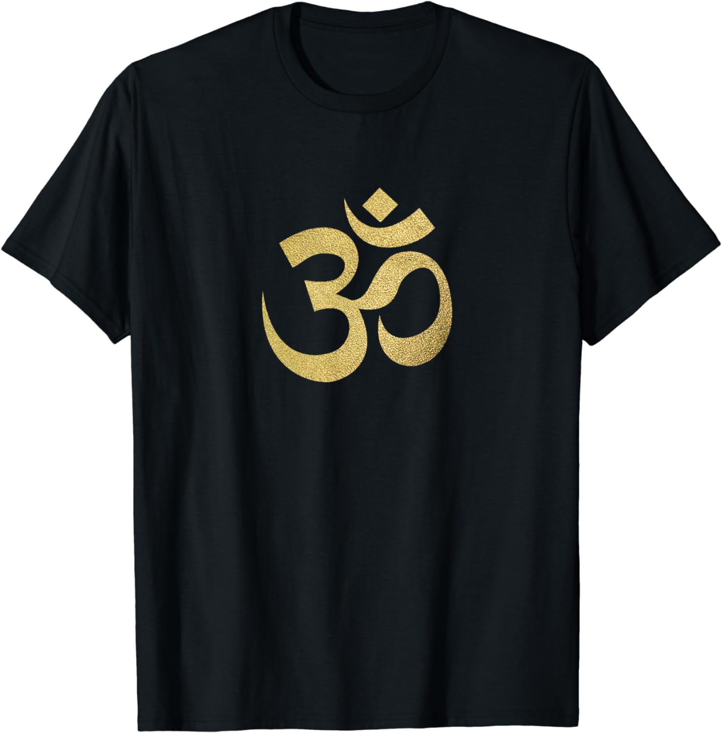 Golden Om Spiritual Symbol Yoga Meditation Ohm Cool Novelty T-Shirt ...