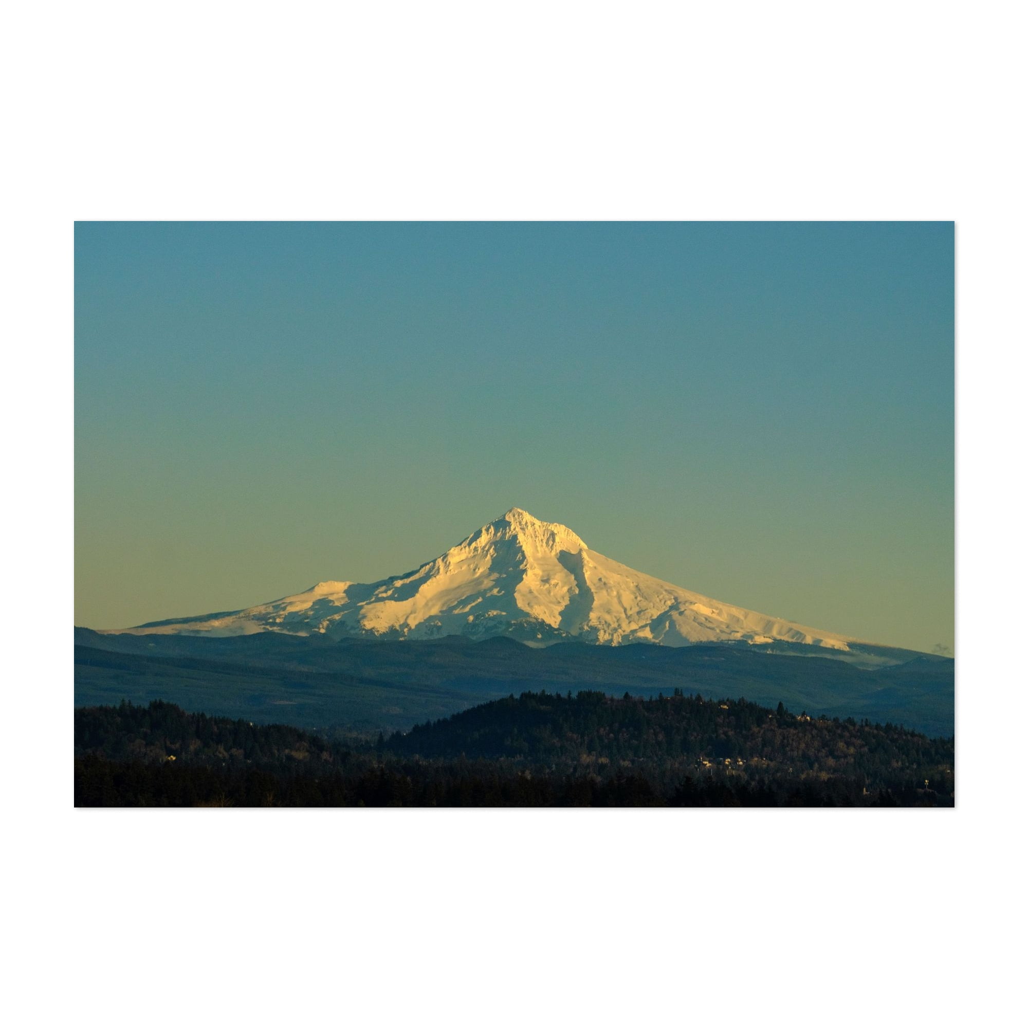The Golden Peak of Mount Hood - Portland Oregon Photography Mountain ...