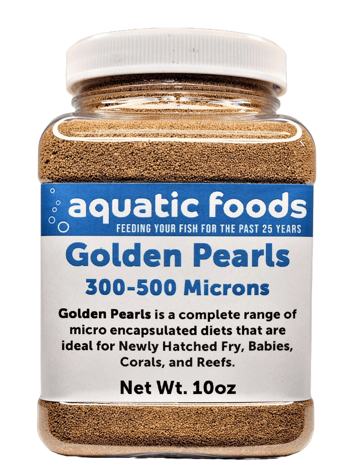 Golden Pearls 300-500 Micron Size For New Fry and Juveniles of Shrimp ...