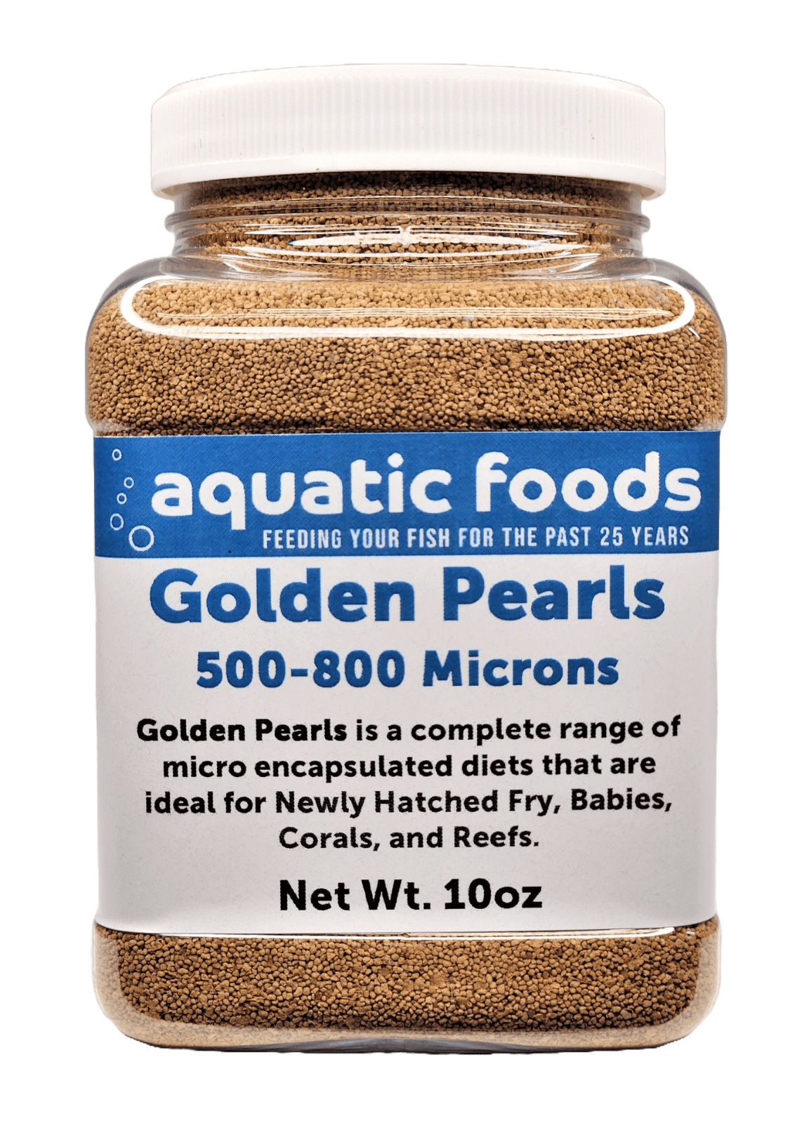 Golden Pearls 500-800 Micron Size For New Fry and Juveniles of Shrimp ...