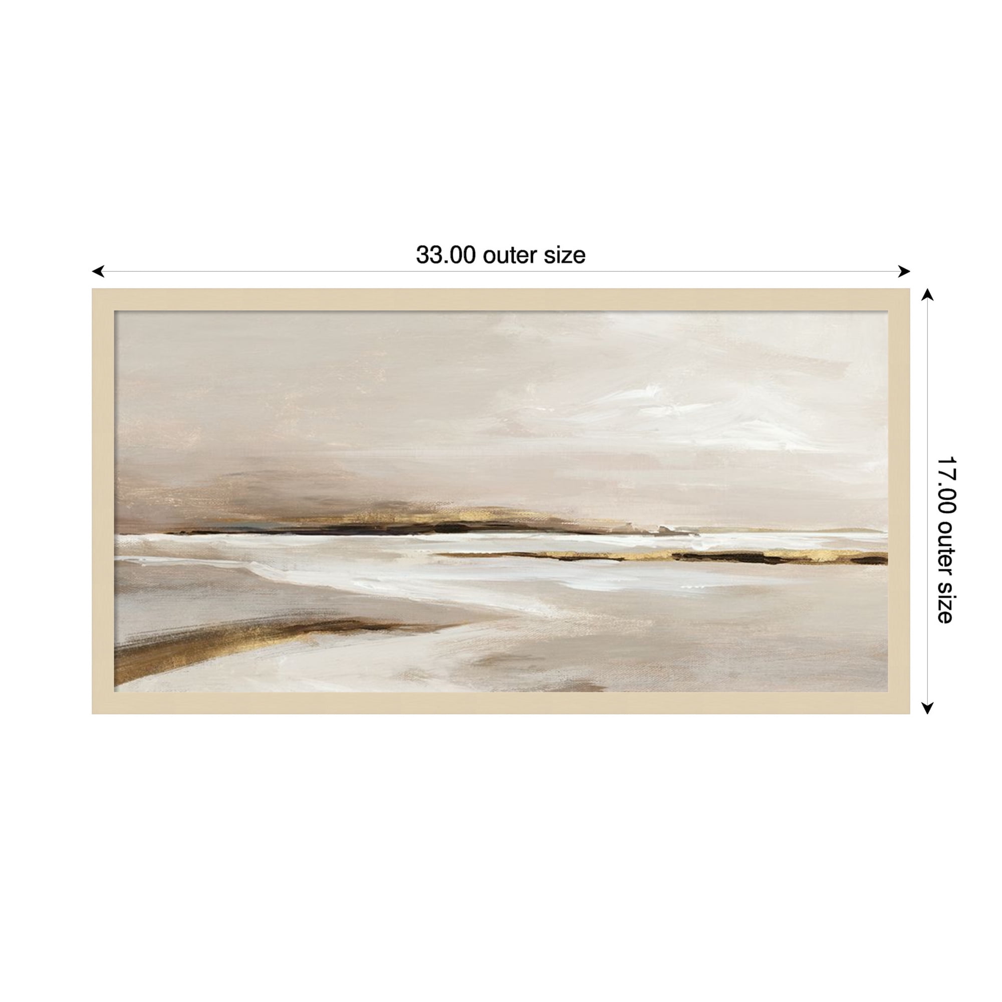 Golden Prairie Landscape by Jacob q, Neutral and Minimalist Home Wall ...