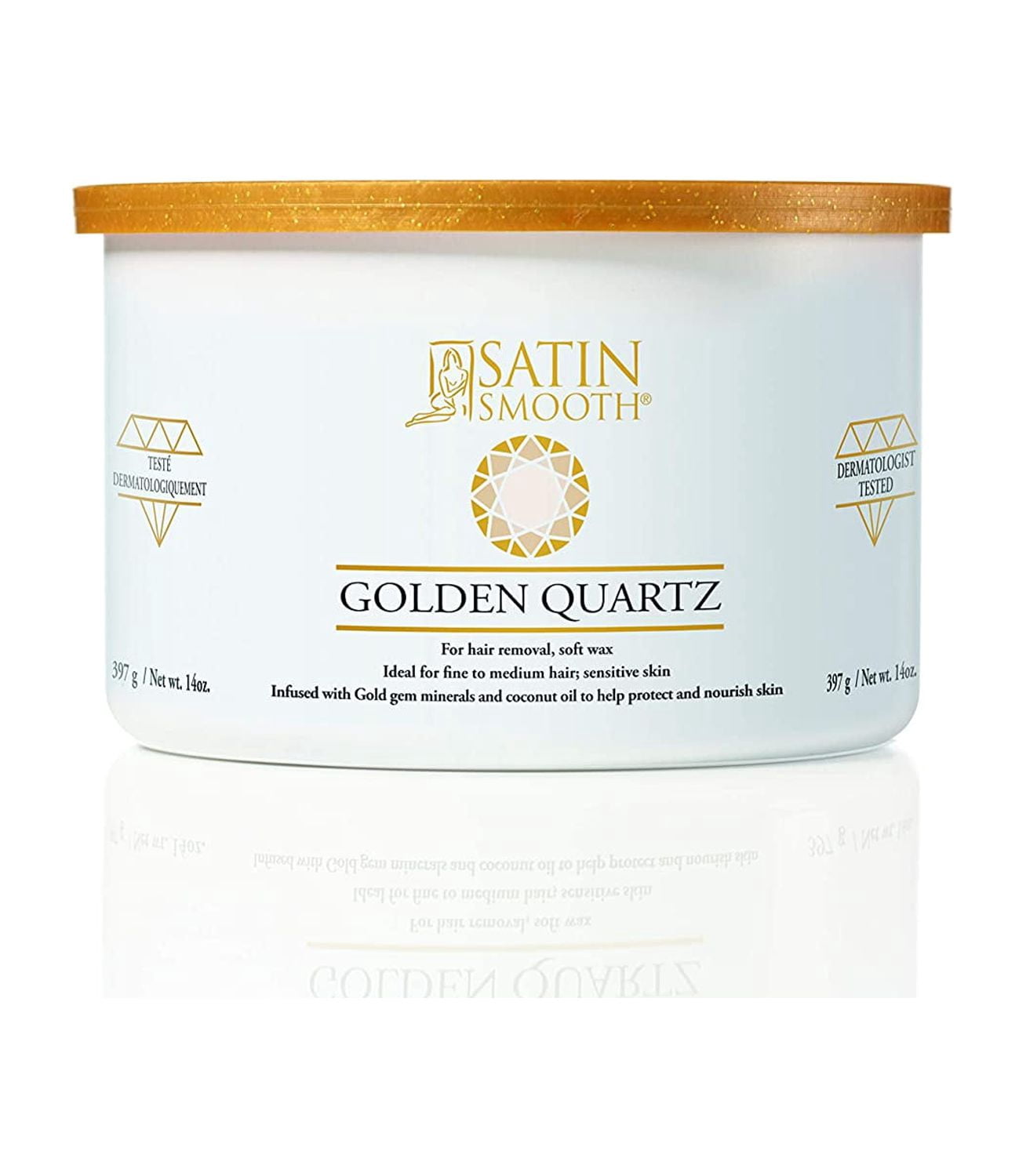 Golden Quartz Hair Removal Wax 14oz. - Walmart.com