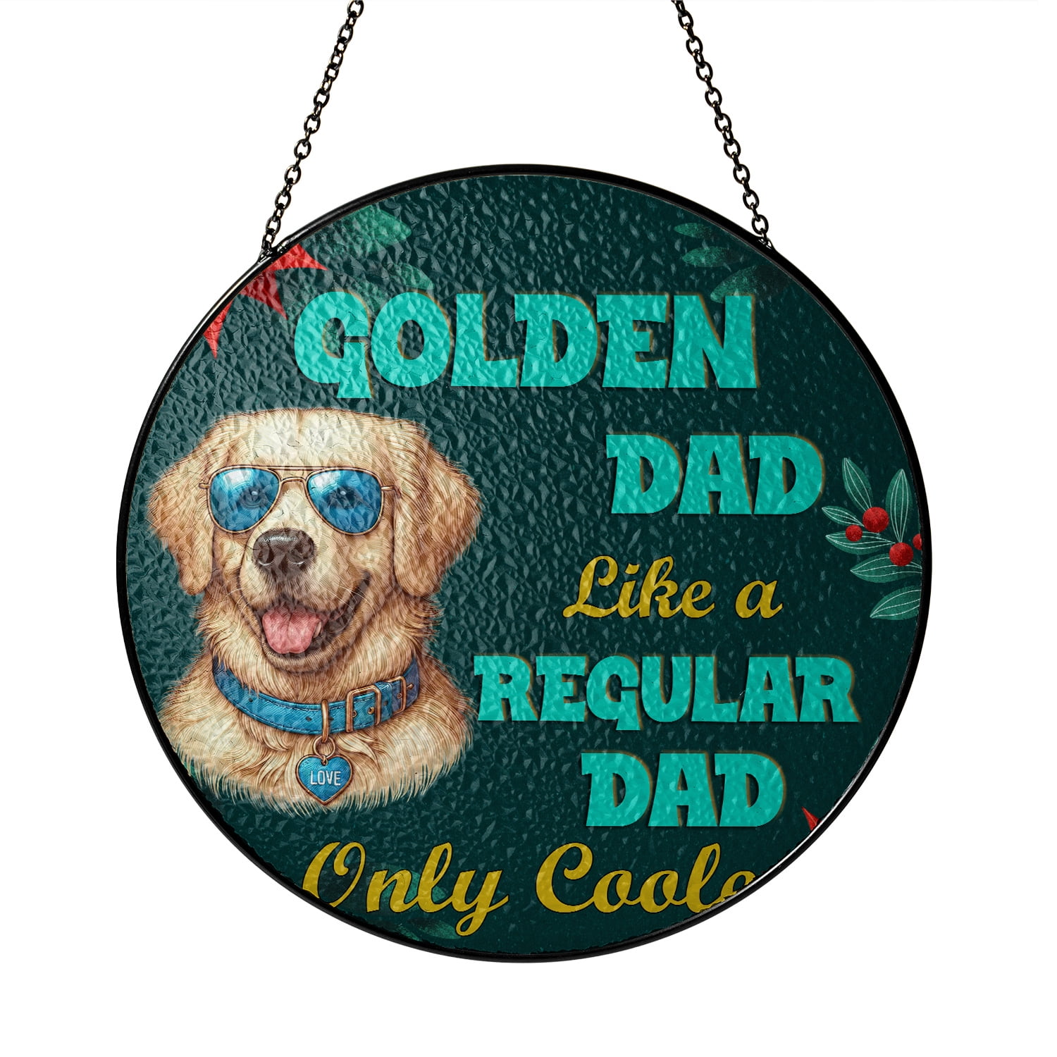 Golden Retriever Dad Like a Regular Dad Only Cooler Happy Father's Day ...