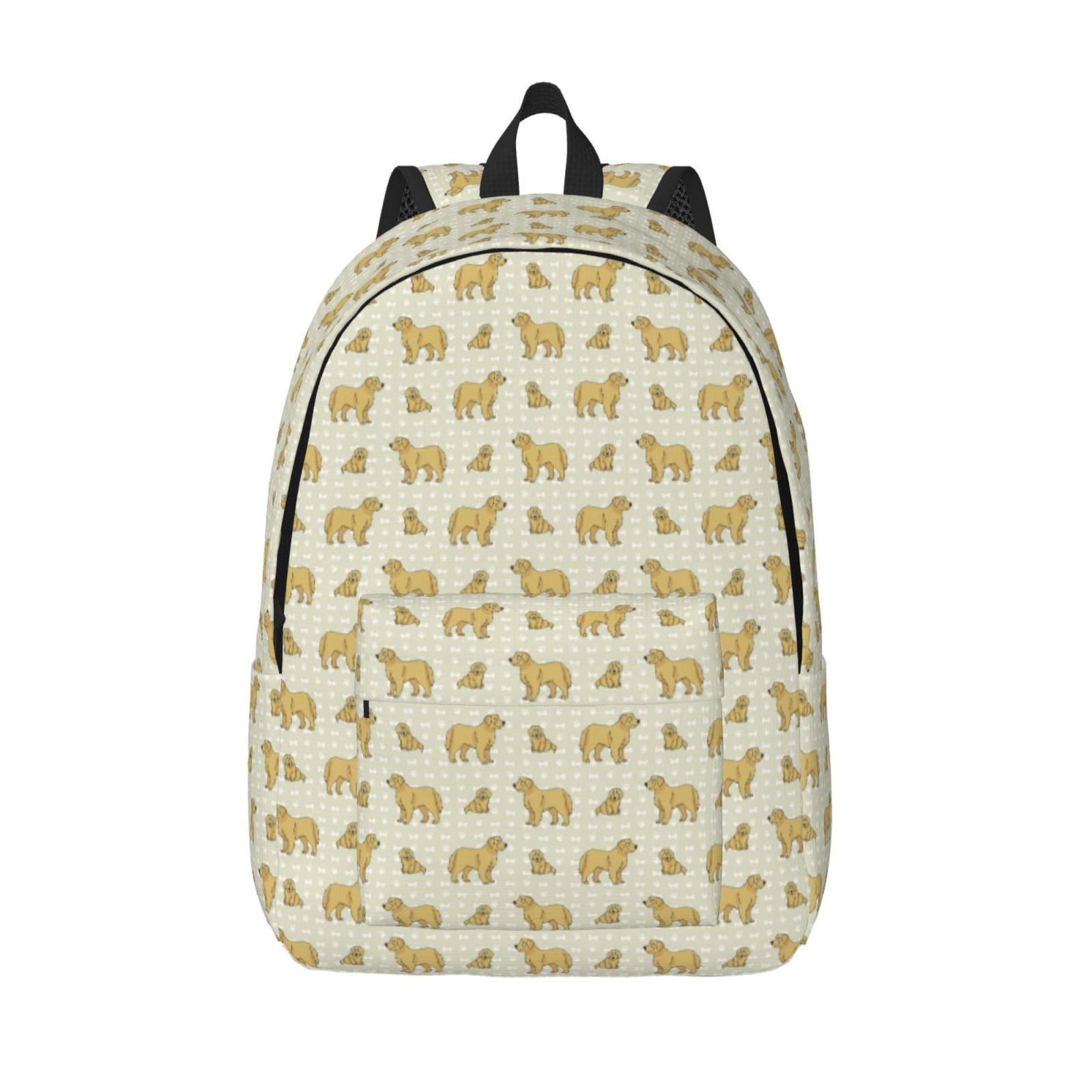 Golden Retriever Dogs Pattern Backpack for Men Women Laptop Backpack ...