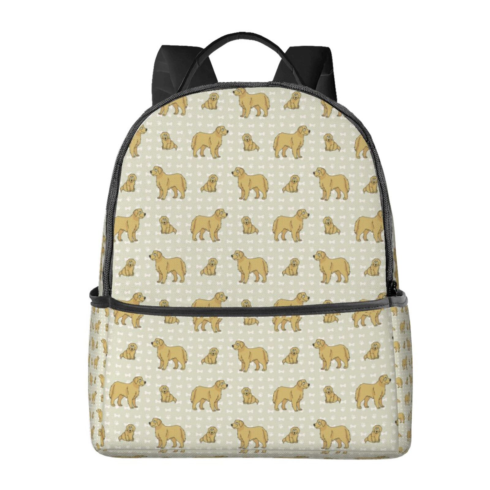Golden Retriever Dogs Pattern Backpack for Men Women Laptop Backpack ...