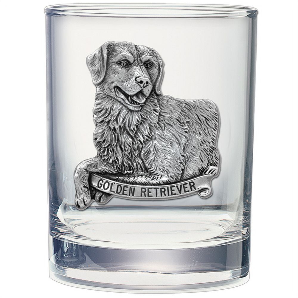 Golden Retriever Double Old Fashioned Glass Set of 2 - Walmart.com