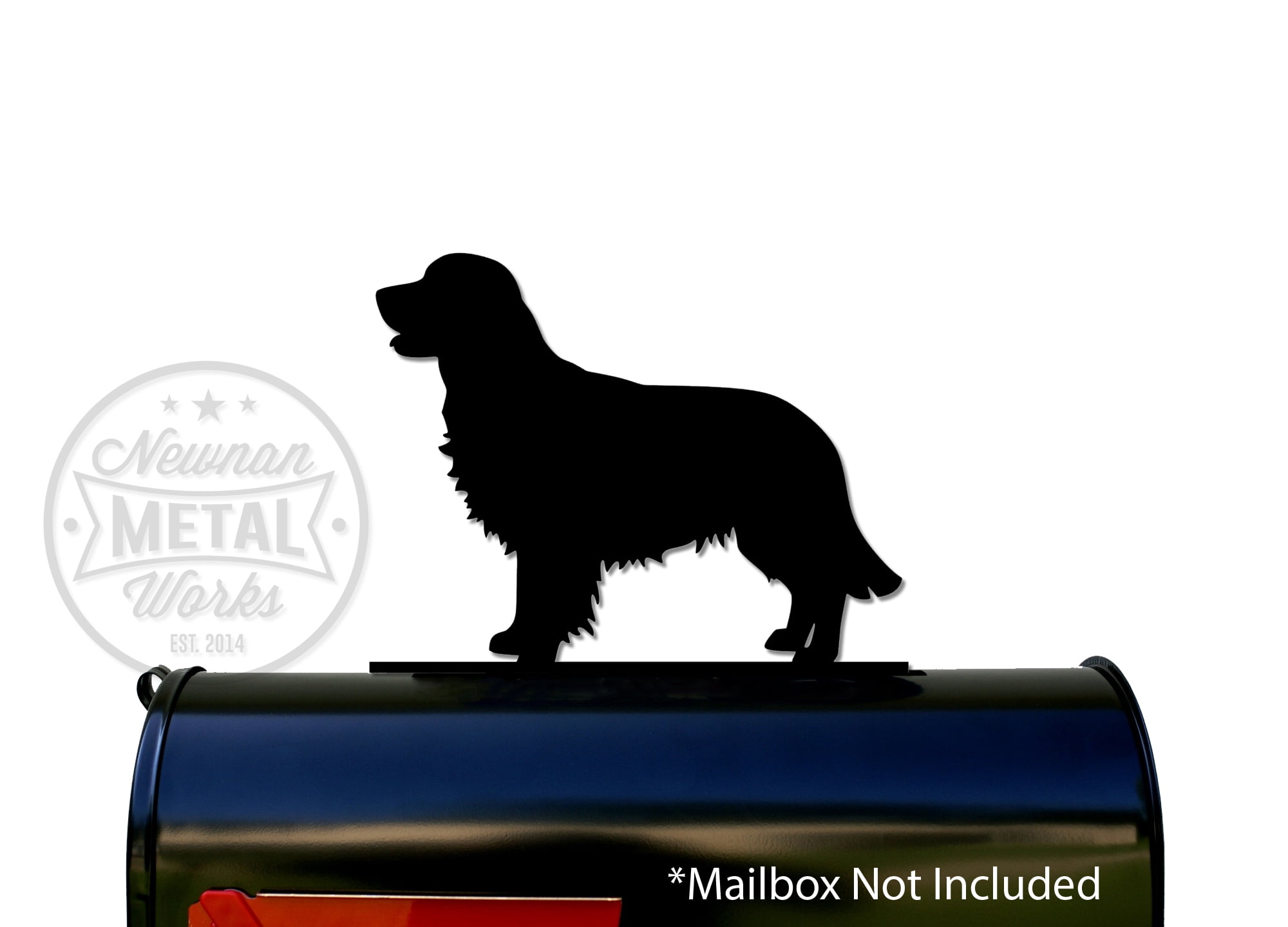 Golden Retriever - Metal Mailbox Topper / Sign - Hardware Included ...