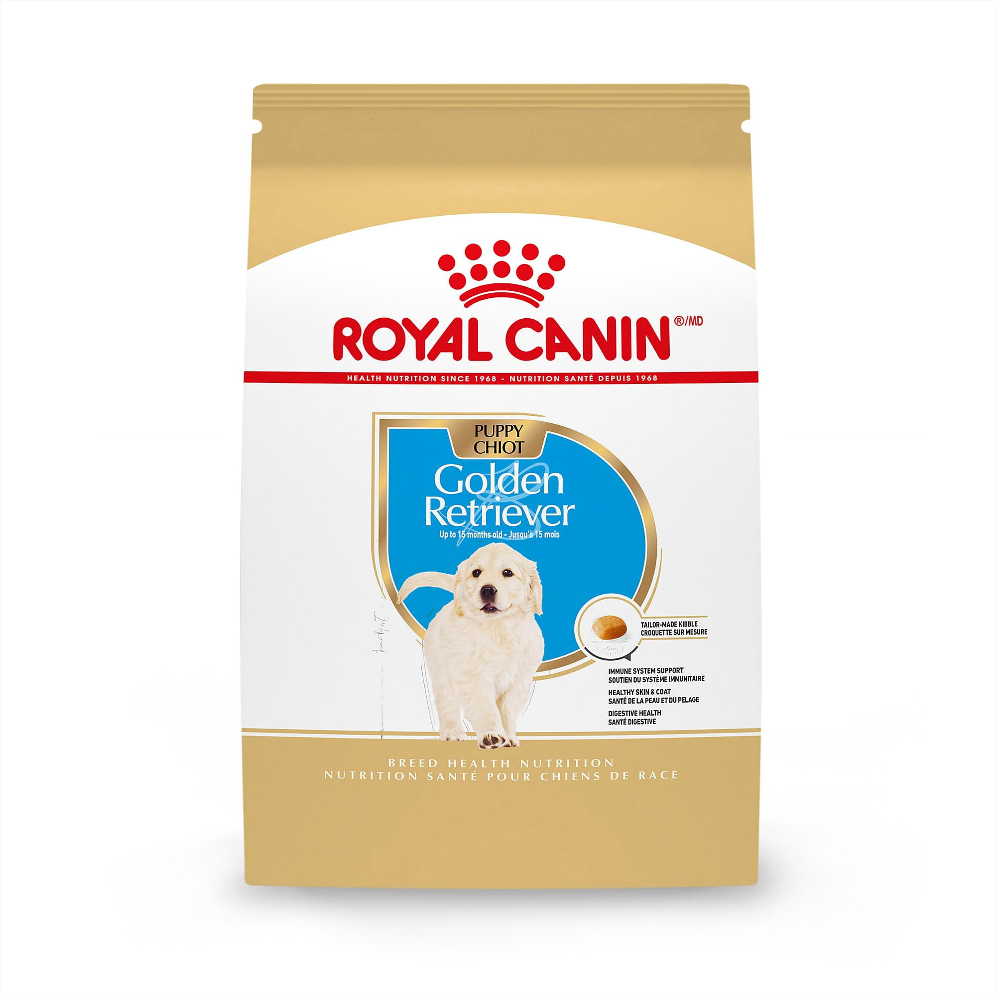 Golden Retriever Puppy Dry Dog Food, 30 Lb Bag - Walmart.com